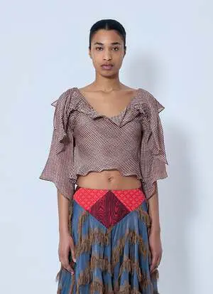 KIKO KOSTADINOV Plexus Blouse - Pink