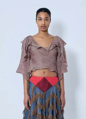 KIKO KOSTADINOV Plexus Blouse - Pink