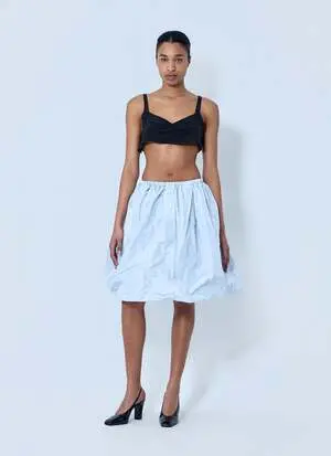 Prada Structured Bralette Top - Black