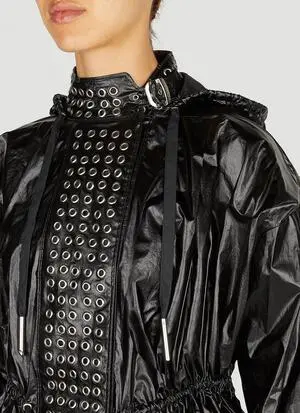 Rabanne Eyelet Biker Jacket