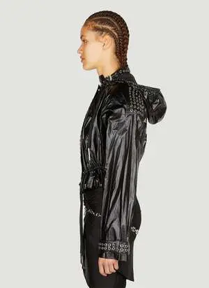 Rabanne Eyelet Biker Jacket
