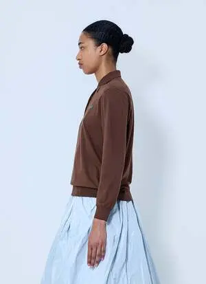 Prada Silk Polo Shirt - Brown