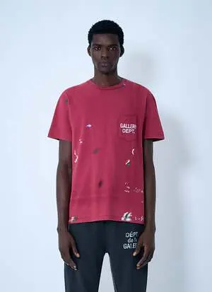 GALLERY DEPT. Logo Motif T-shirt - Red