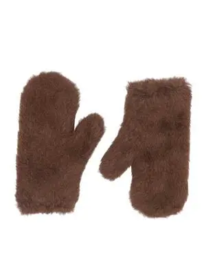Max Mara Mxaombrato4 Gloves - Brown
