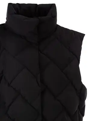 Herno Matt Nylon Down Jacket With Detachable Sleeves