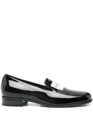 Givenchy Tux Loafers In Patent Leather - Black