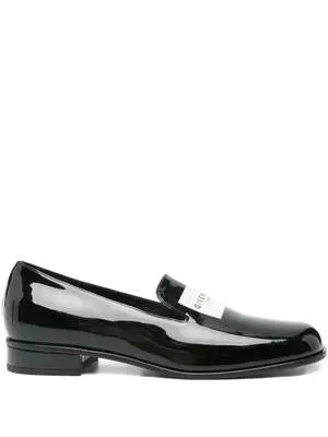 Givenchy Patent Leather Tuxedo Loafers - Black