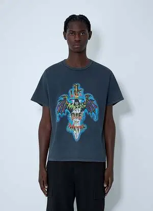 GALLERY DEPT. Logo Motif T-shirt - Black