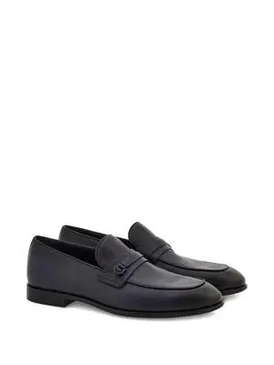 FERRAGAMO Desio Shaded Leather Loafers