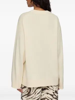 GANNI Wool Crewneck Sweater