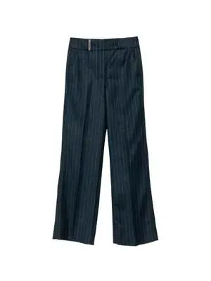 Peserico Wool Striped Pants