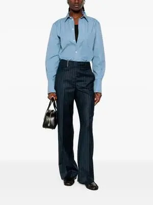 Peserico Wool Striped Pants