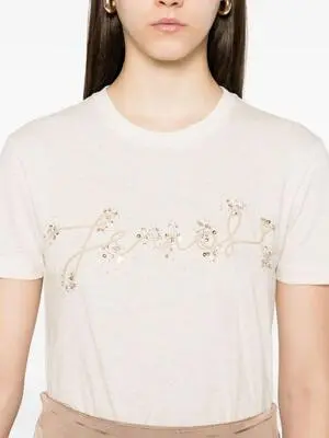 Fendi T-shirt Embr - Multicolor