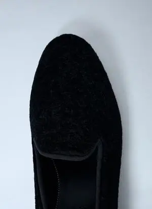 TOTEME Shearling-lined Suede Loafers