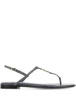 Fendi FENDI Ffold Ayers Flip-Flops Blue