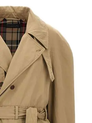 Balenciaga Deconstructed Trench Coat - Cream