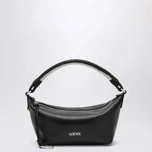 Loewe Loewe Cala Mini Bag In Soft Nappa Lambskin Black And White Women Black