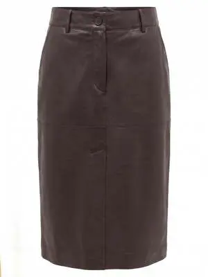 P.a.r.o.s.h Leather Skirt - Multicolor