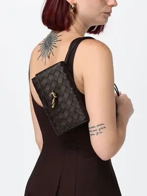 Bottega Veneta Andiamo Mini Handbag - Brown