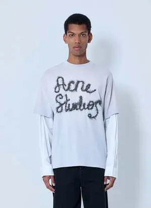 Acne Studios Layered Logo T-shirt