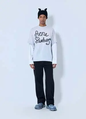 Acne Studios Layered Logo T-shirt