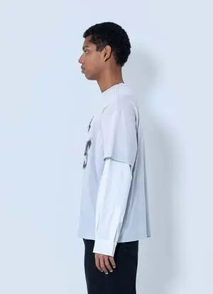 Acne Studios Layered Logo T-shirt