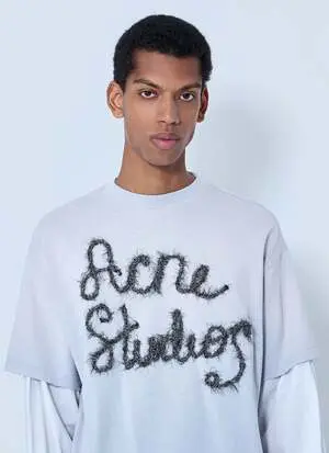 Acne Studios Layered Logo T-shirt