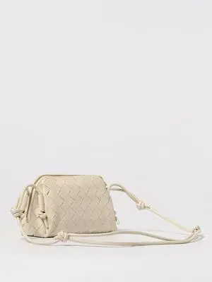 Bottega Veneta Woven Leather Concert Pouch - White