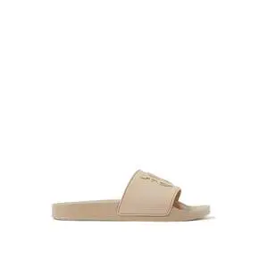Palm Angels Monogram Pool Slides - Cream