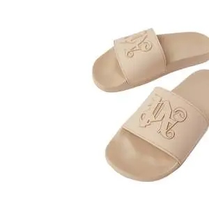 Palm Angels Monogram Pool Slides - Cream