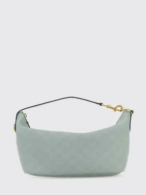 Gucci Vanity Handbag In Gg Monogram Jacquard Fabric With Zip Closure - Blue
