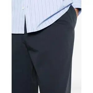 Prada Wide-leg Twill Trousers - Blue
