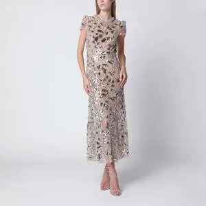 SELF-PORTRAIT Sequin Midi Dress