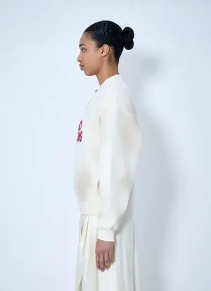 Acne Studios Logo Embroidered Sweatshirt - Multicolor