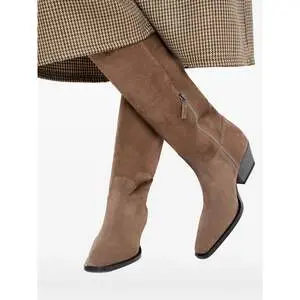 Brunello Cucinelli Suede Knee High Boots