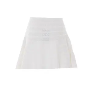 SELF-PORTRAIT Pointelle Knit Mini Skirt