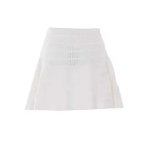 SELF-PORTRAIT Pointelle Knit Mini Skirt