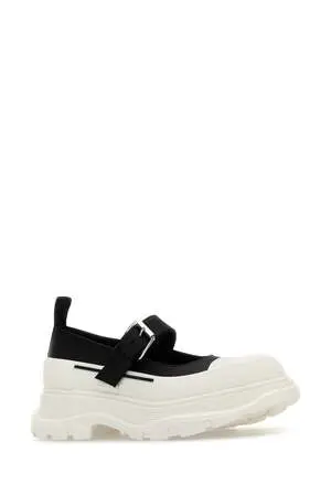 Alexander McQueen Leather And Rubber Ballerinas