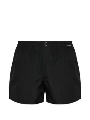 Dolce & Gabbana Boxer Shorts With Buttons - Black