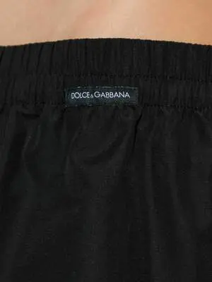 Dolce & Gabbana Boxer Shorts With Buttons - Black