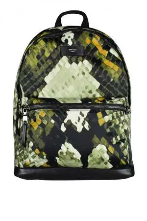 JIMMY CHOO Patterned Backpack - Green