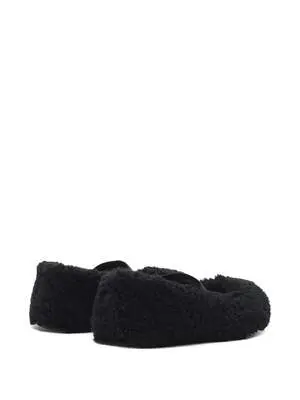 Moon Boot Shearling Ballet Flats