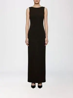 Gucci Crepe Long Dress - Brown