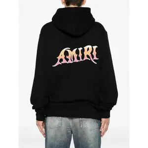 Amiri Ma Surf Cotton Hoodie - Black