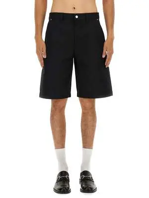 Gucci Short Gg Jacquard - Black
