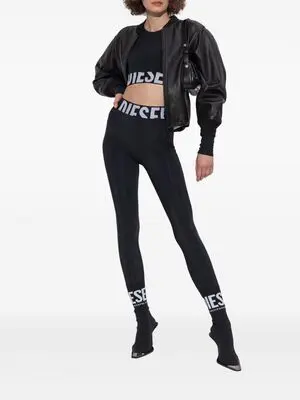 DIESEL® Logo Nylon Leggings - Multicolor