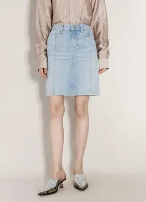 Martine Rose Narrow Front Mini Skirt