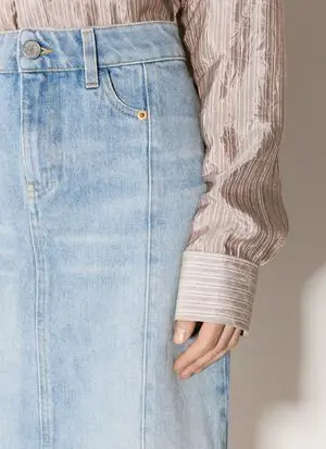 Martine Rose Narrow Front Mini Skirt