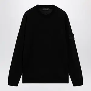 Stone Island Wool Crew-neck Sweater - Black