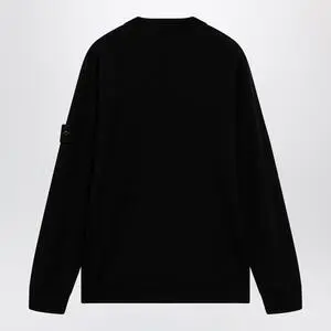 Stone Island Wool Crew-neck Sweater - Black